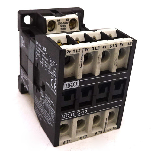 Contactor MC18-S-10-230 IMO 7.5kW 230VAC *New* - Axxa - Motor Control & Automation